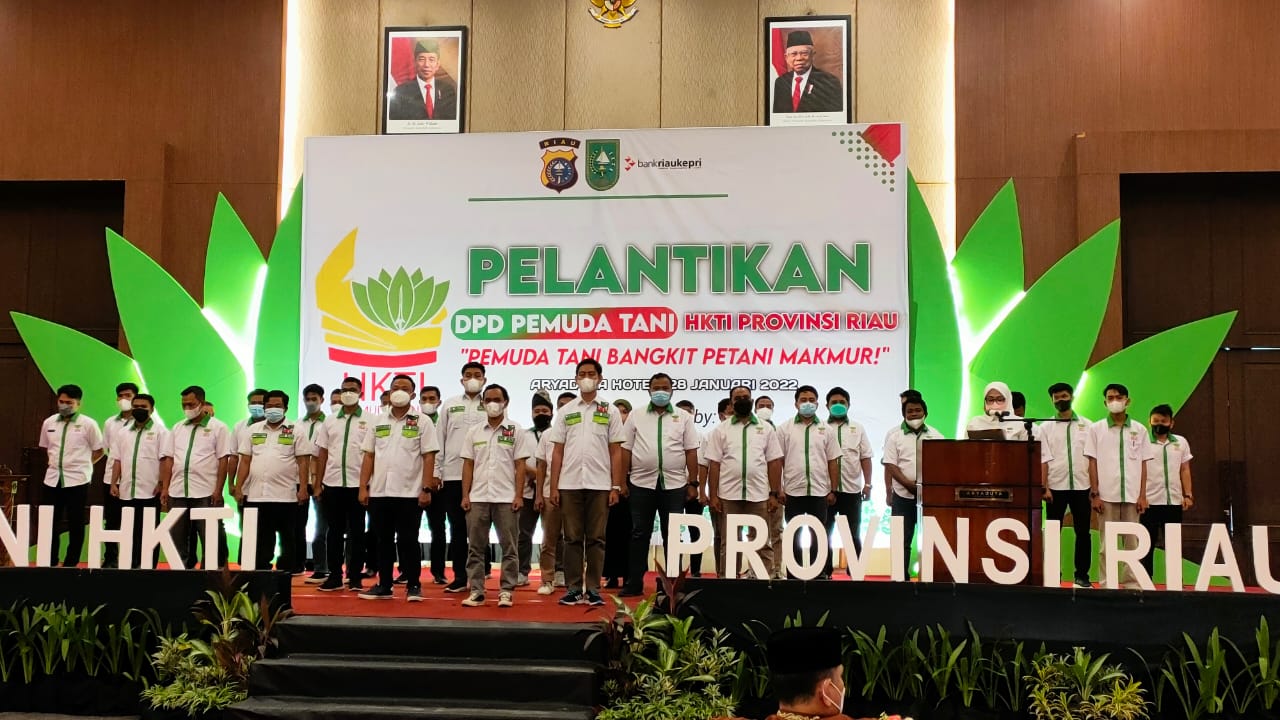 Pemuda Tani HKTI Riau Resmi Dilantik Ketua Umum Pemuda Tani HKTI Pusat