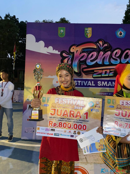 SMAN 1 Sentajo Raya Juara 1 Lomba Tari Kreasi Berkelompok FESMA 2023 Se ...