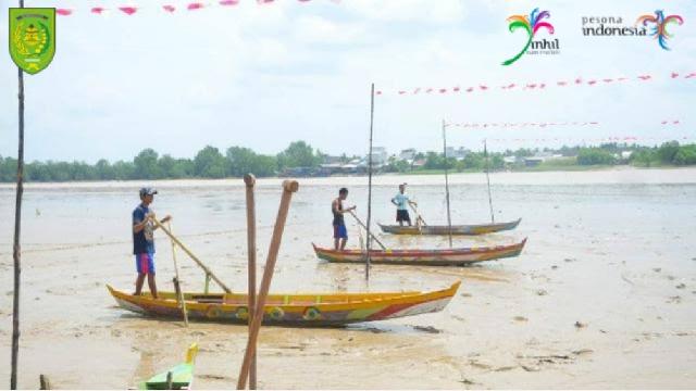 Nikmati Destinasi Wisata Tahunan di Inhil dengan Pacu Sampan Leper